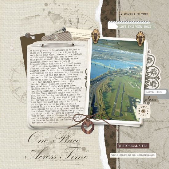 Saturday Scraplift: Split Page Design | Katie Pertiet Designs