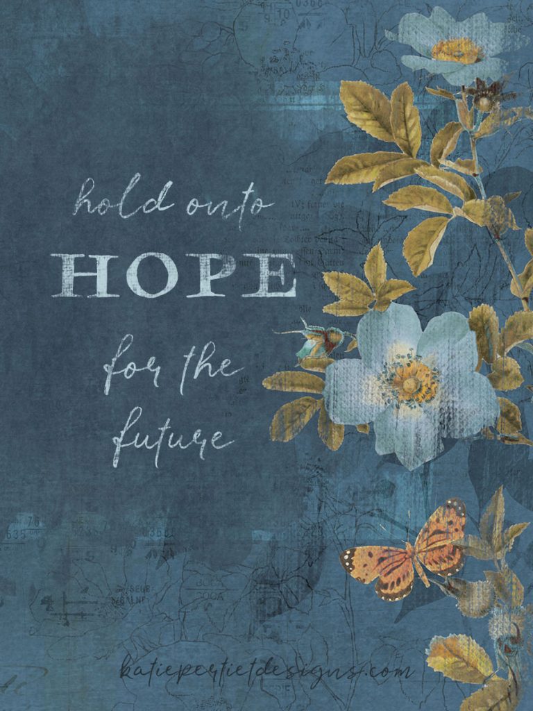 Hold onto Hope Pocket Card | Katie Pertiet Designs