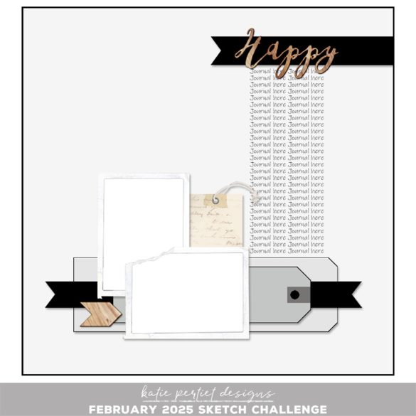 February Sketch Challenge | Katie Pertiet Designs