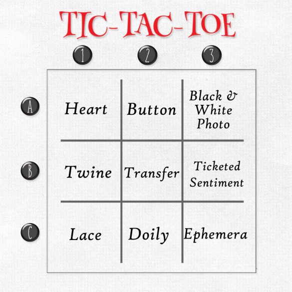 Tic-Tac-Toe- Three in a Row | Katie Pertiet Designs