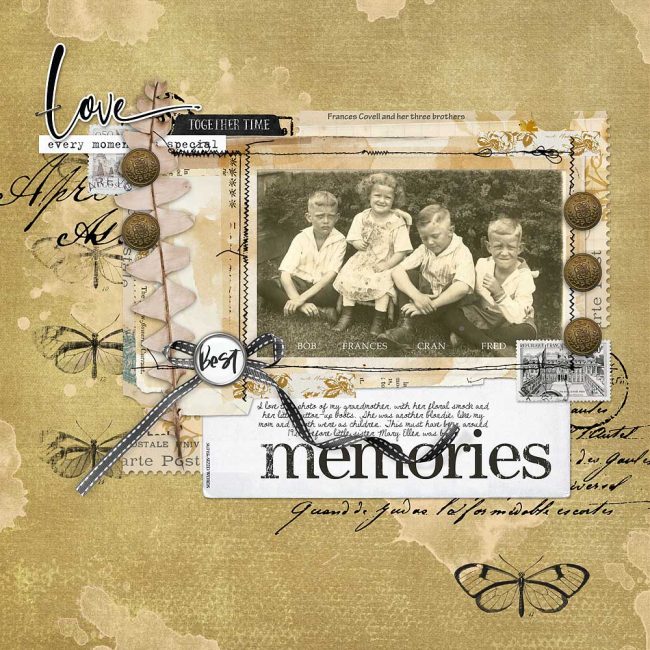 Family Memories Template MashUp Challenge | Katie Pertiet Designs