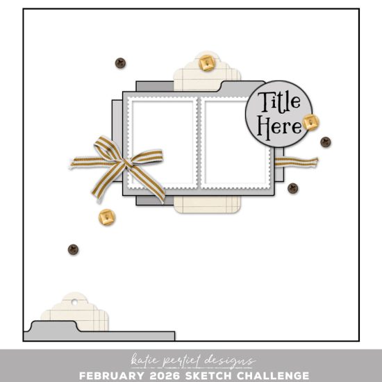 February Sketch Challenge | Katie Pertiet Designs