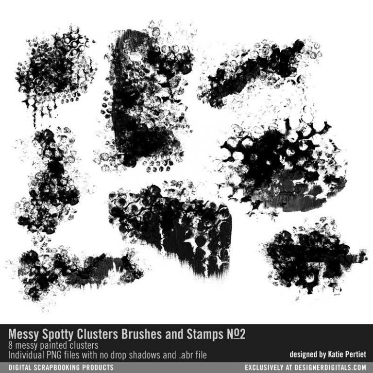 Messy Painted Circles 01 - Katie Pertiet Designs
