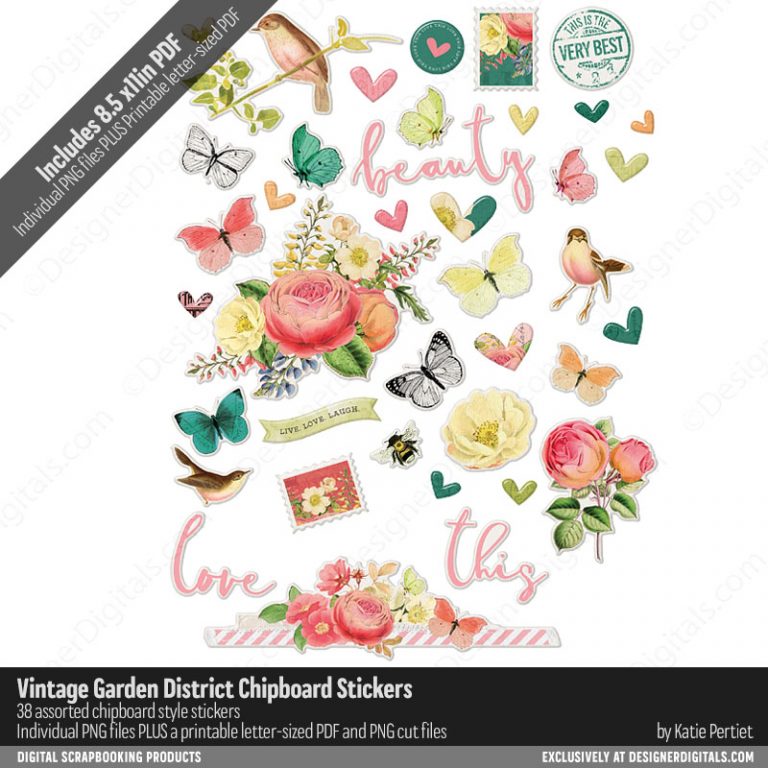 Printable Sentiment Strips 02 - Katie Pertiet Designs