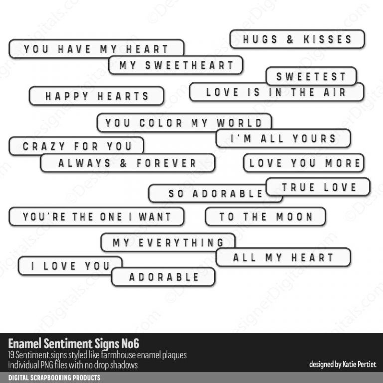 Enamel Sentiment Signs 06 - Katie Pertiet Designs