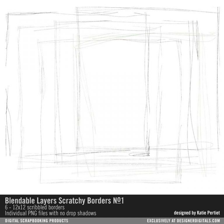 Blendable Layers Scratchy Borders 01 - Katie Pertiet Designs