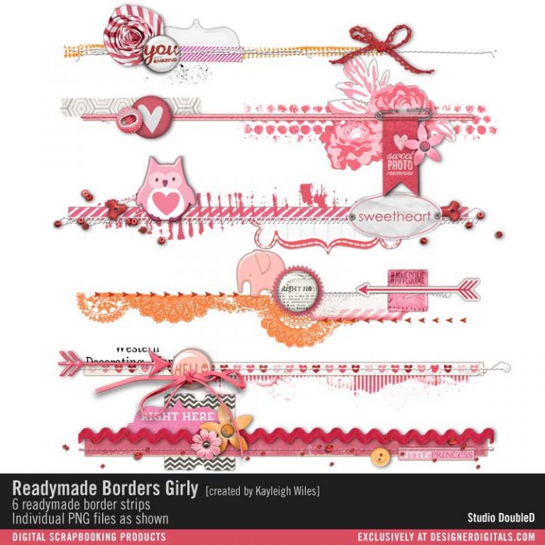 Readymade Borders: Girly - Katie Pertiet Designs