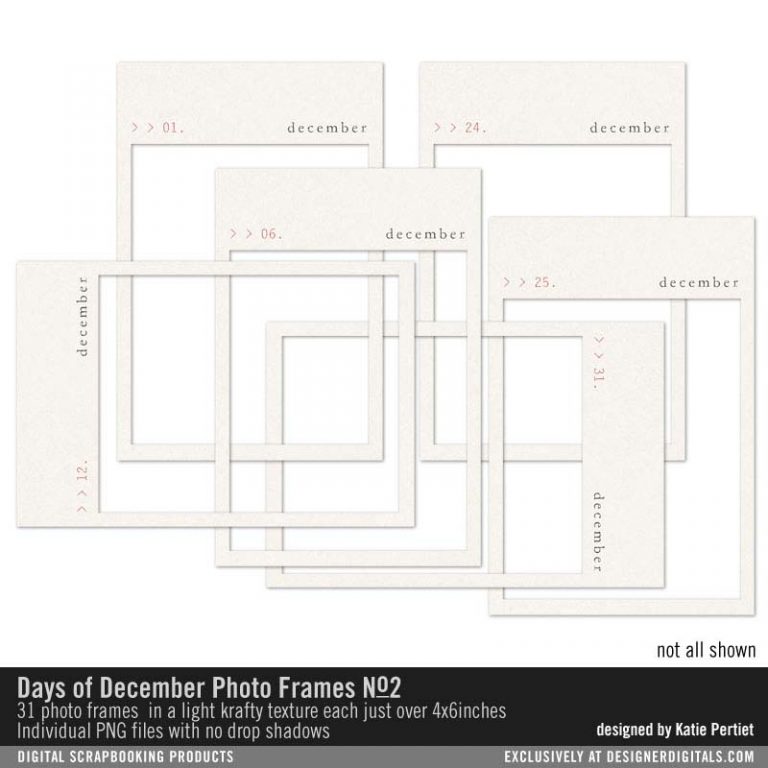 Days of December Frames 02 - Katie Pertiet Designs