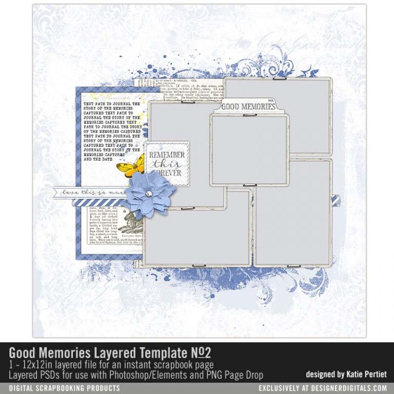 Good Memories Layered Template 02 - Katie Pertiet Designs