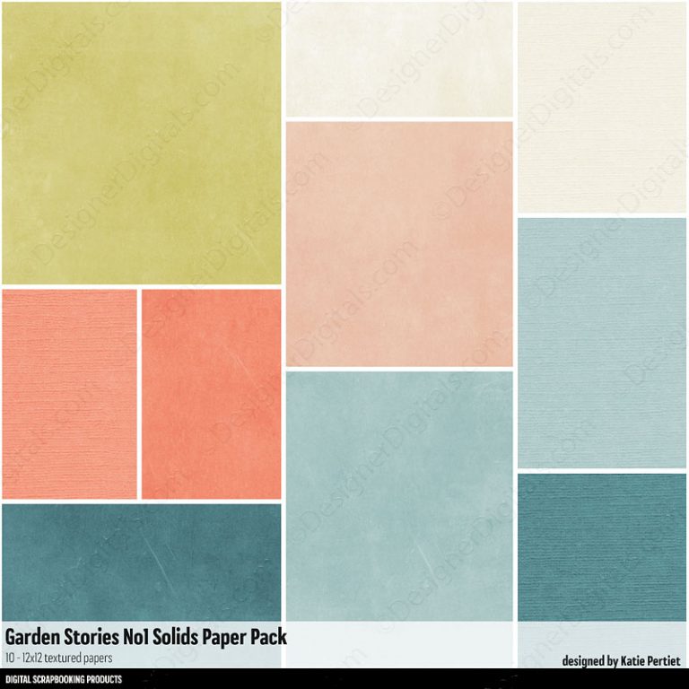 Color Swatch Toast Collage Sheets - Katie Pertiet Designs