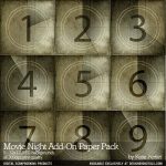 Movie Night Paper Pack Add-On - Katie Pertiet Designs
