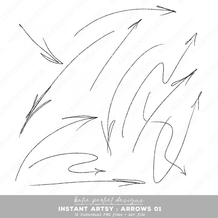 Instant Artsy: Arrows 01 - Katie Pertiet Designs