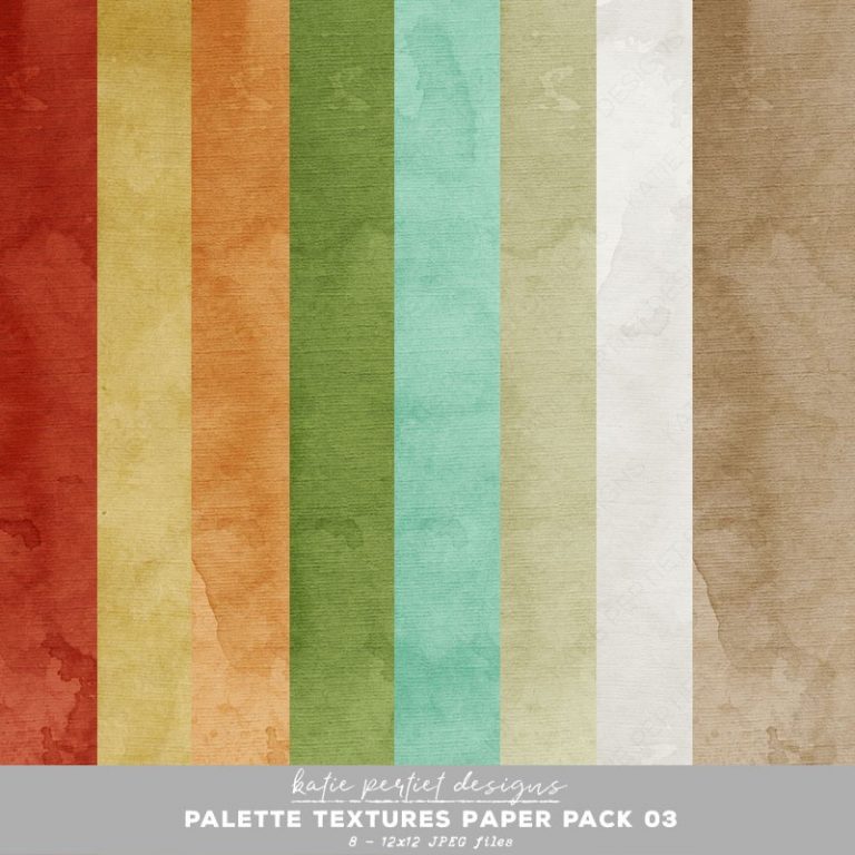 Palette Textures Paper Pack 03 - Katie Pertiet Designs