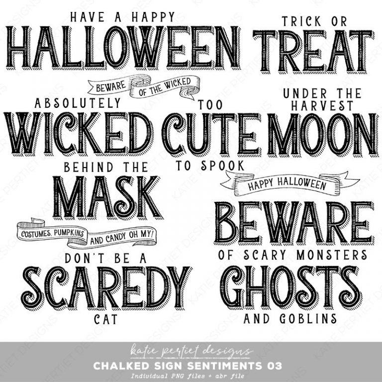 Chalked Sign Sentiments 03 - Katie Pertiet Designs