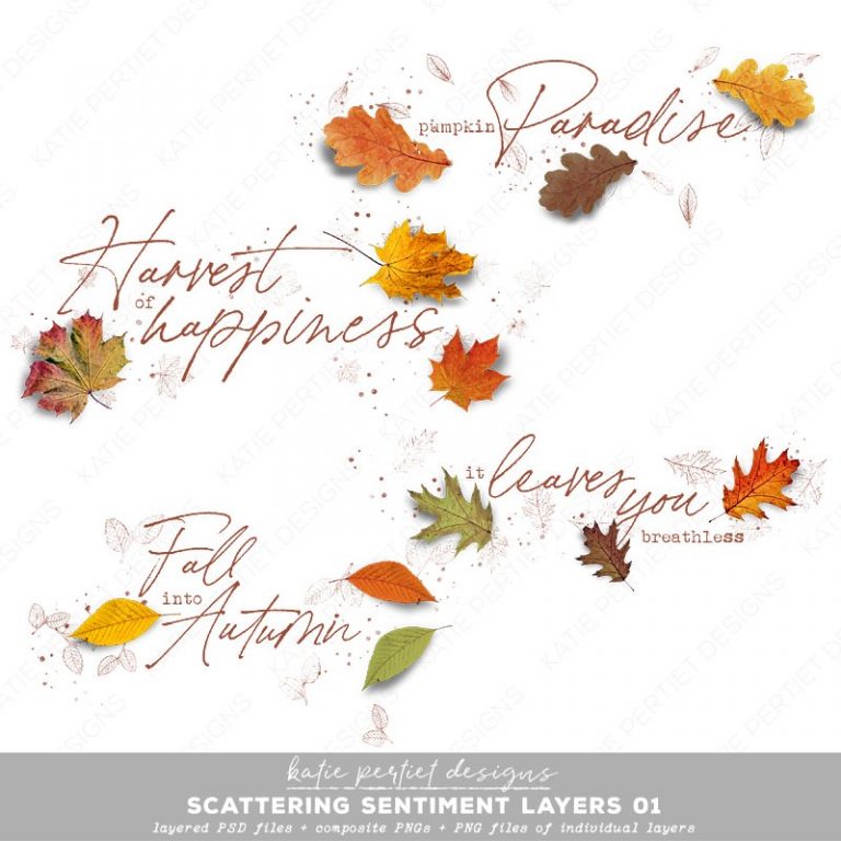 Scattering Sentiment Layers 01 - Katie Pertiet Designs
