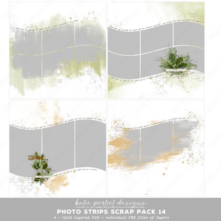 Photo Strips Scrap Pack 14 - Katie Pertiet Designs