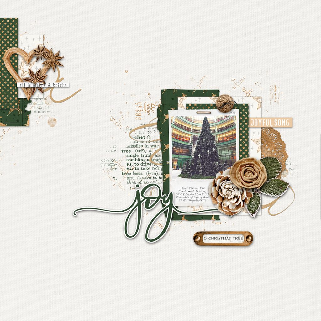 Evergreen Season Scrapbook Kit - Katie Pertiet Designs
