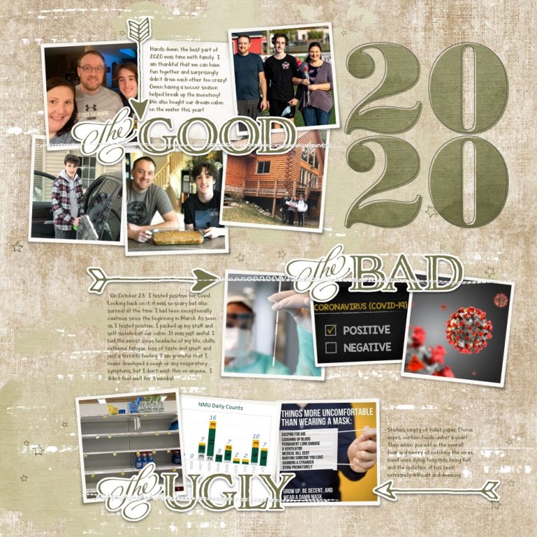 Good, Bad and Ugly Layered Template - Katie Pertiet Designs