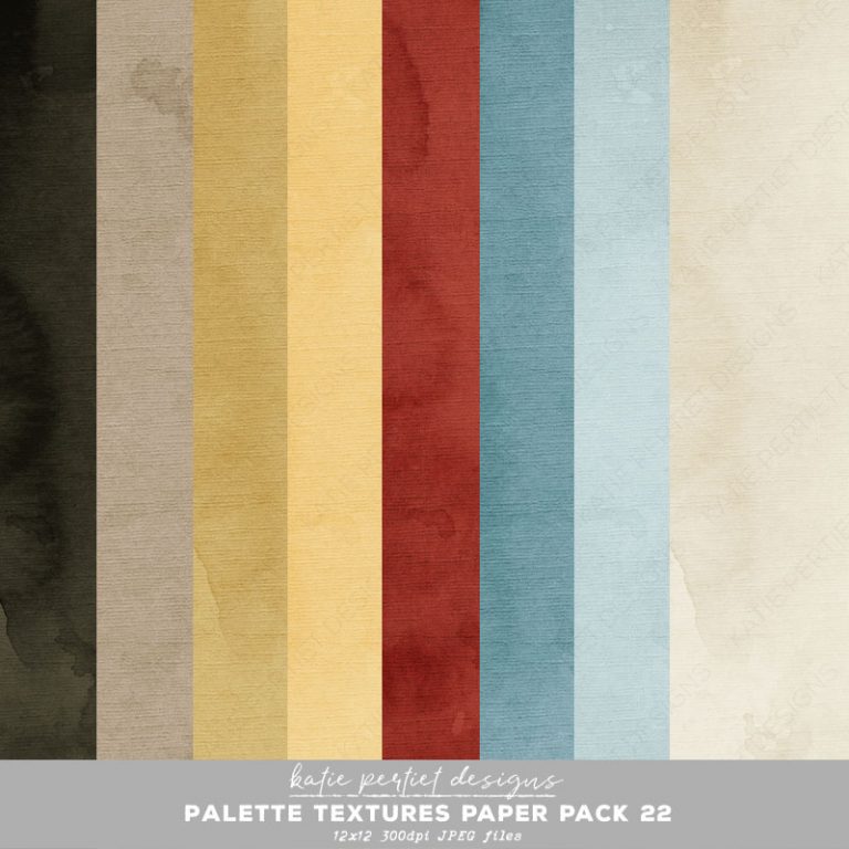 Palette Textures Paper Pack 22 - Katie Pertiet Designs