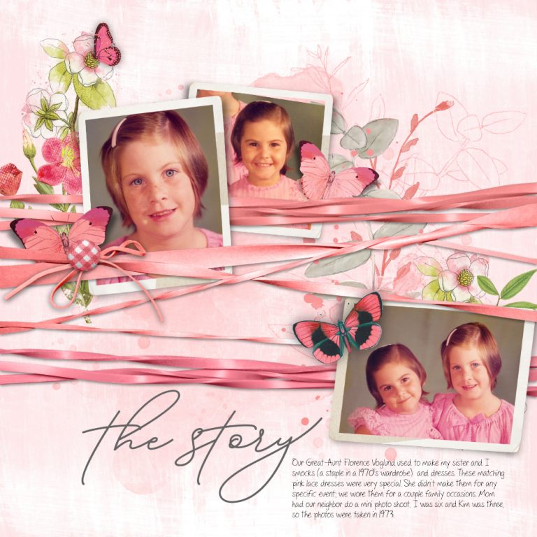 Wrapped Up Pages Layered Template 01 - Katie Pertiet Designs
