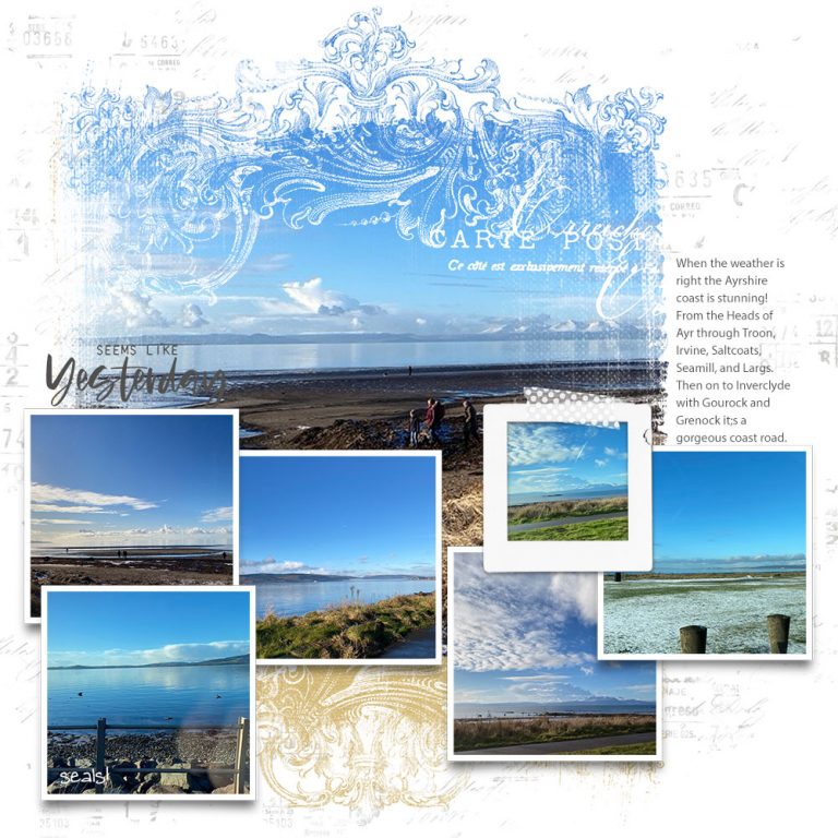 Scattered Pictures Vol. 03 Layered Template 05 - Katie Pertiet Designs