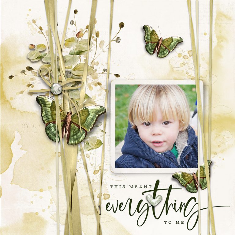 Wrapped Up Pages Layered Template 04 - Katie Pertiet Designs