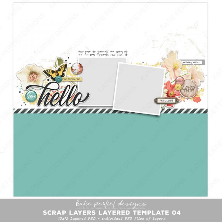 Scrap Layers Layered Template 04 - Katie Pertiet Designs