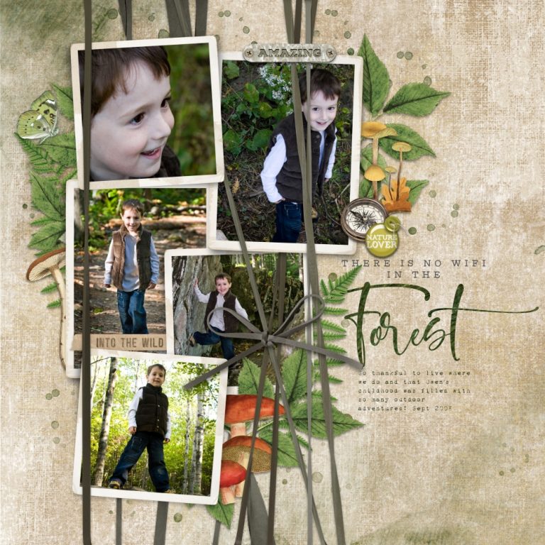 Wrapped Up Pages Layered Template 09 - Katie Pertiet Designs