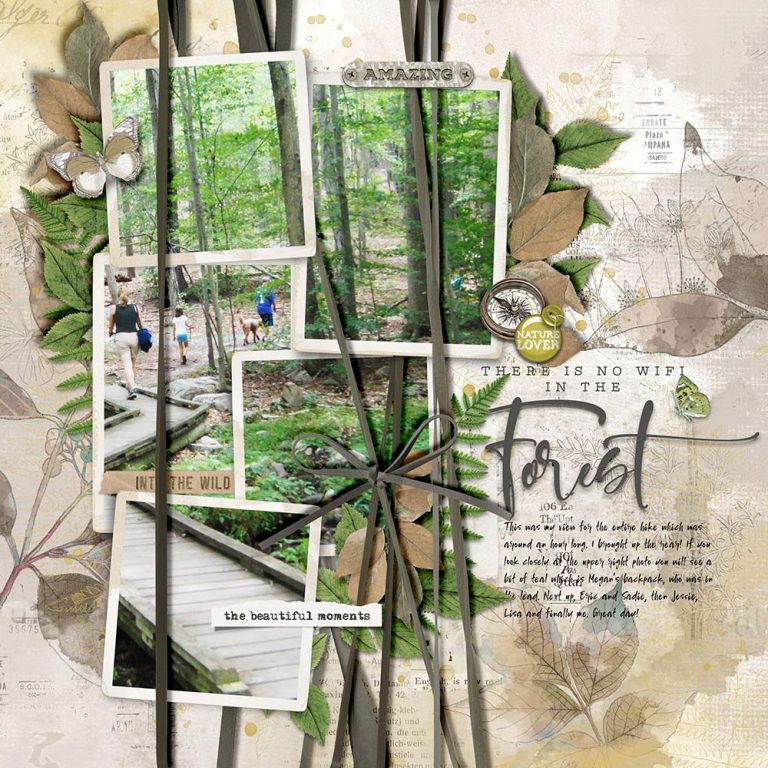 Wrapped Up Pages Layered Template 09 - Katie Pertiet Designs