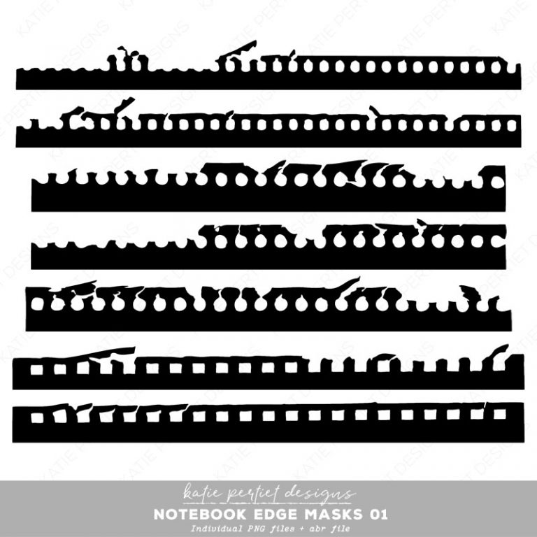 Notebook Edge Masks 01 - Katie Pertiet Designs