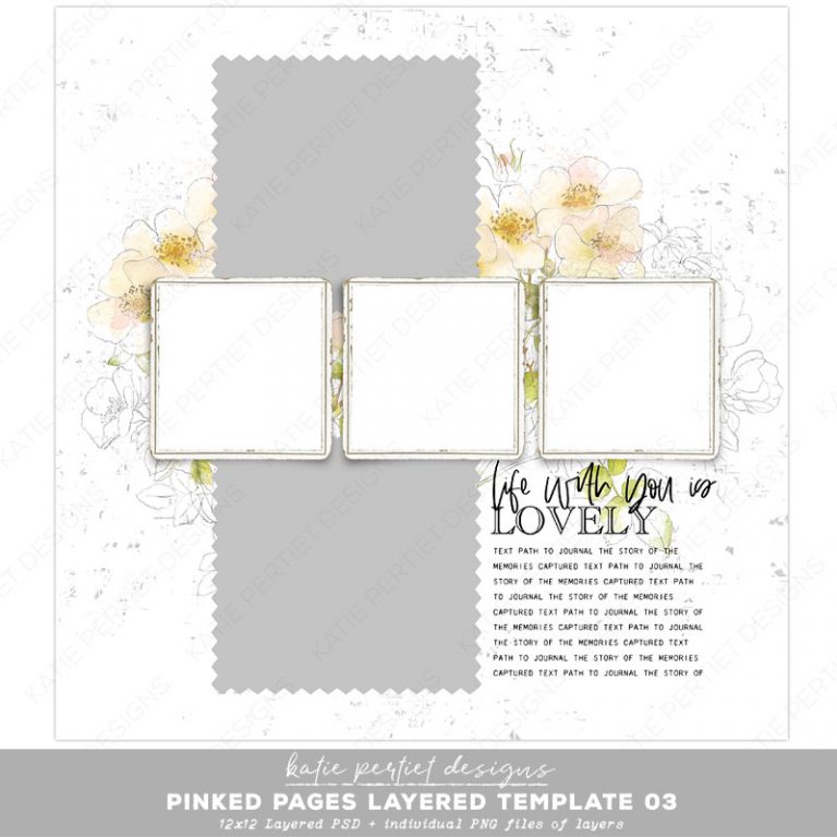 Pinked Pages Layered Template 03 - Katie Pertiet Designs