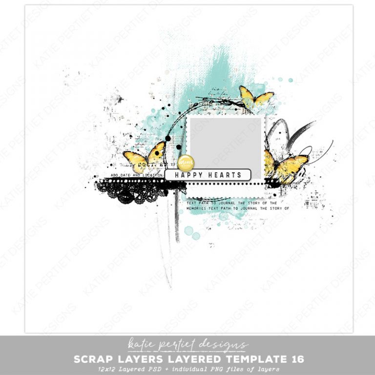 Scrap Layers Layered Template 16 - Katie Pertiet Designs