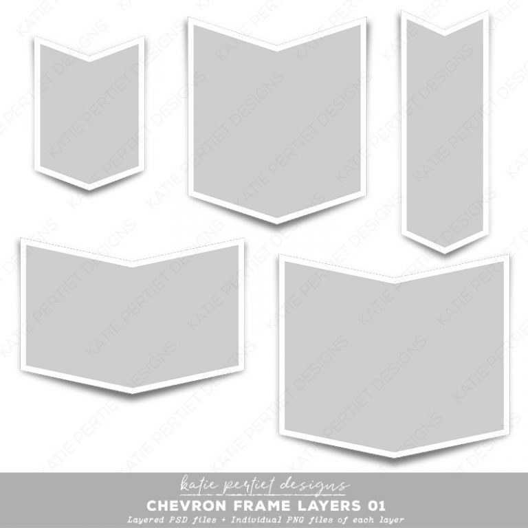 Chevron Frame Layers 01 - Katie Pertiet Designs