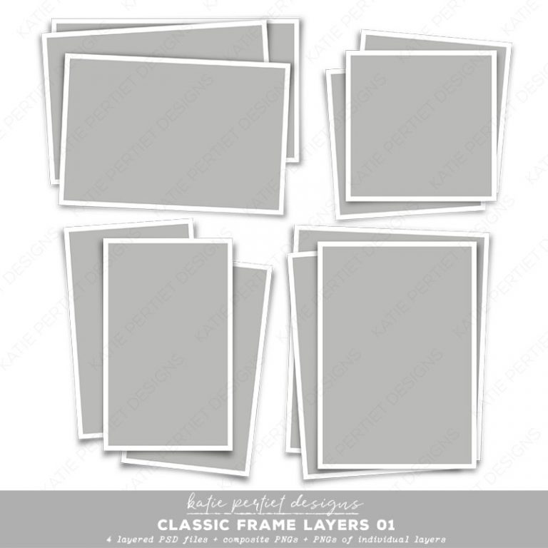 Classic Frame Layers 01 - Katie Pertiet Designs