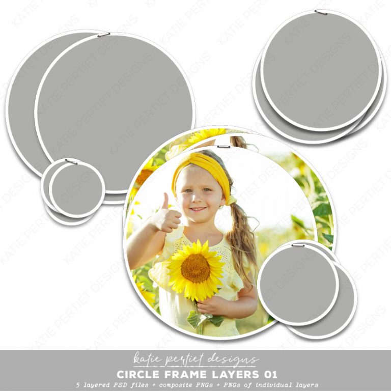 Circle Frame Layers 01 - Katie Pertiet Designs