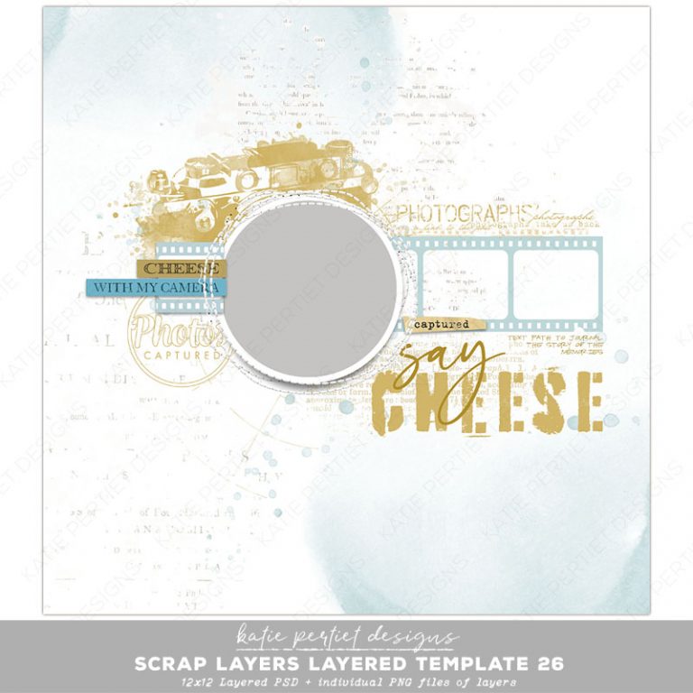 Scrap Layers Layered Template 26 - Katie Pertiet Designs