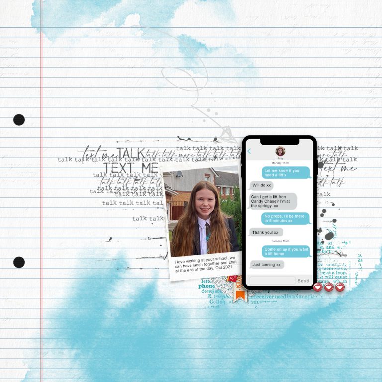 Text Story Layered Template 01 - Katie Pertiet Designs