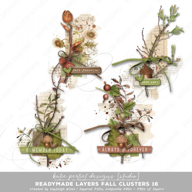 Readymade Layers: Fall Clusters 16 - Katie Pertiet Designs