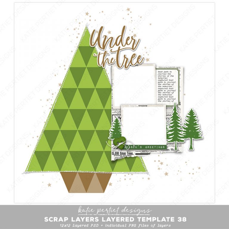 Scrap Layers Layered Template 38 - Katie Pertiet Designs