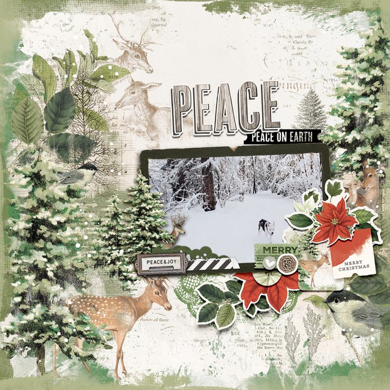 Rustic Christmas Paper Pack 02 - Katie Pertiet Designs