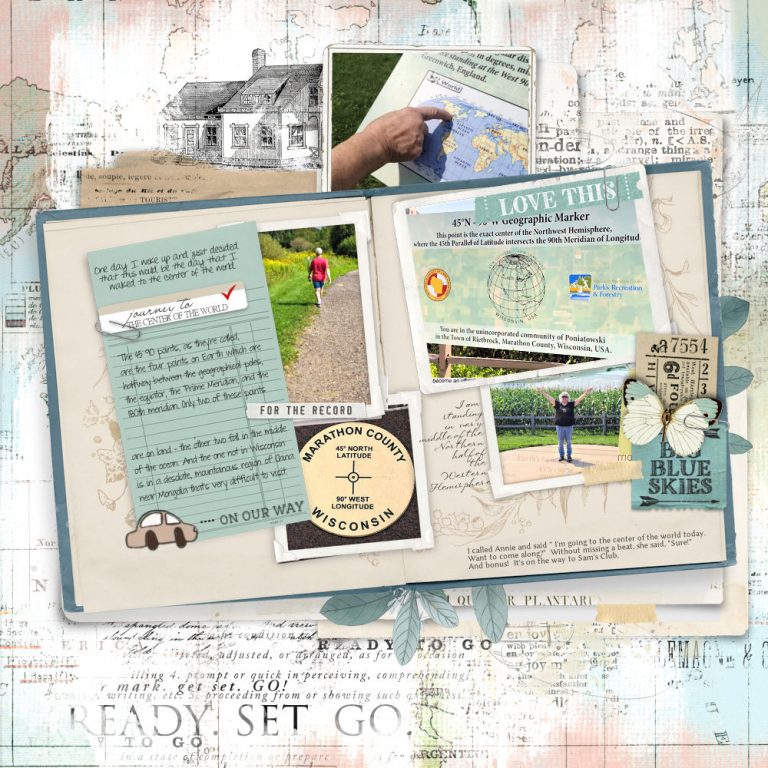 Story Book Pages Layered Template 04 - Katie Pertiet Designs