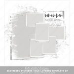 Scattered Pictures Vol. 06 Layered Template 07 - Katie Pertiet Designs