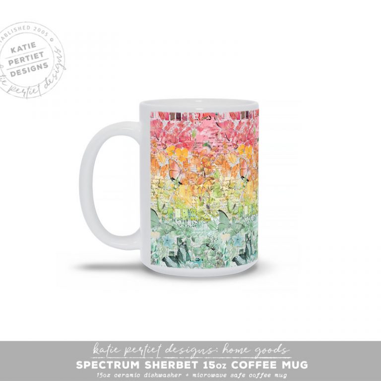 Spectrum | Sherbet 15oz Coffee Mug - Katie Pertiet Designs