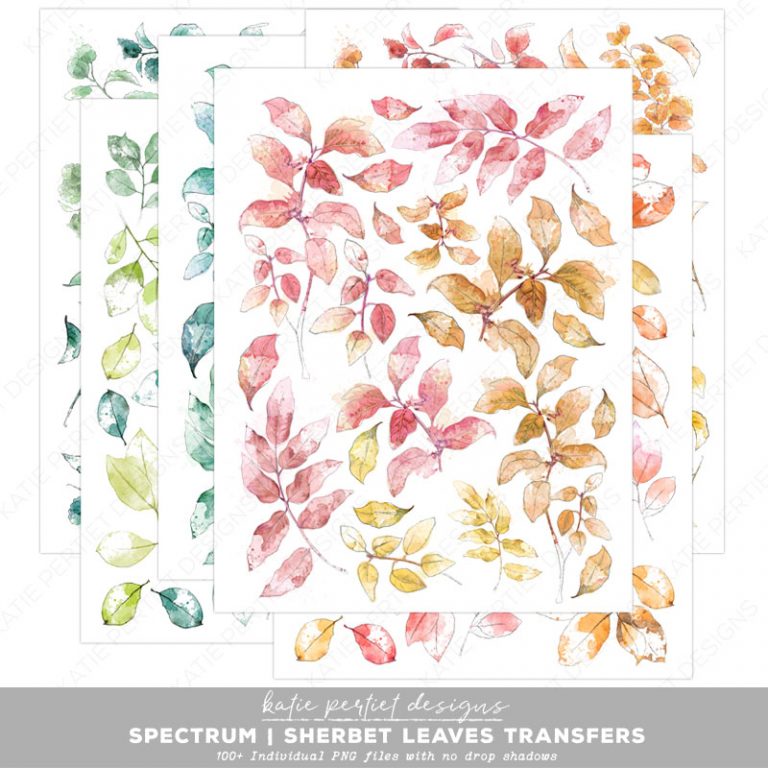 Spectrum | Sherbet Postage Stamps - Katie Pertiet Designs