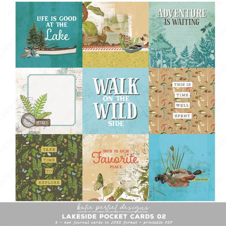 Lakeside Pocket Cards 02 - Katie Pertiet Designs