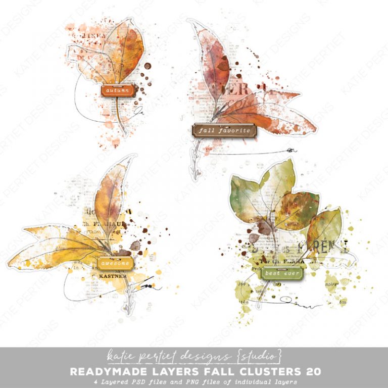 Readymade Layers: Fall Clusters 20 - Katie Pertiet Designs
