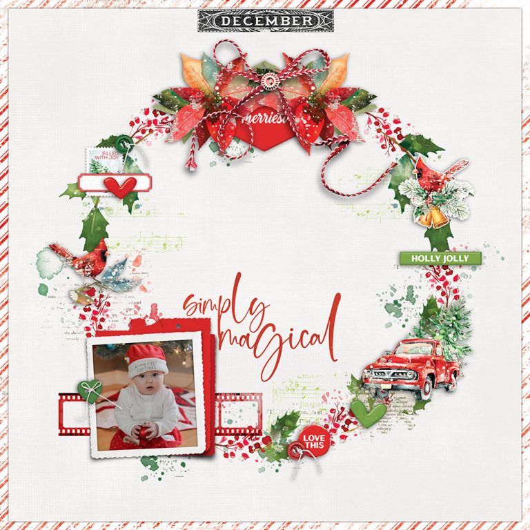 ARToptions Holiday Wishes Scrapbooking Bundle - Katie Pertiet Designs