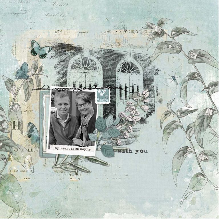 Color Swatch Eucalyptus Scrapbooking Bundle - Katie Pertiet Designs