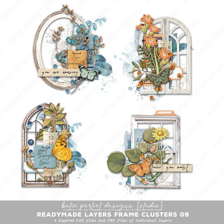 Readymade Layers: Frame Clusters 09 - Katie Pertiet Designs