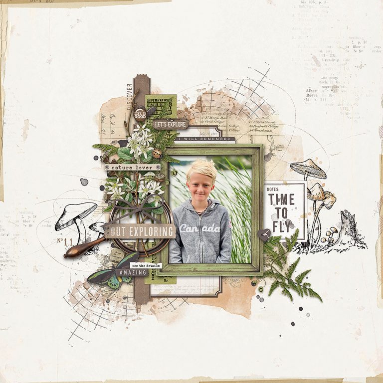 Vintage Artistry Nature Study Scrapbooking Bundle - Katie Pertiet Designs